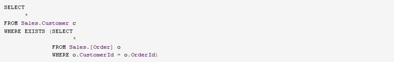 SQL EXISTS oder NOT EXISTS, das ist hier die Frage - techfacts.de